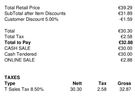POS Checkout Options